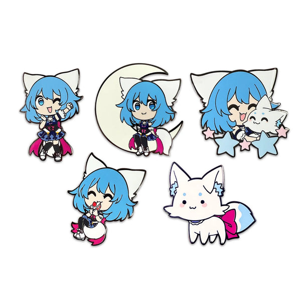 Wolfychu Youtooz Pin Set - VTubers - TheMysteryShack