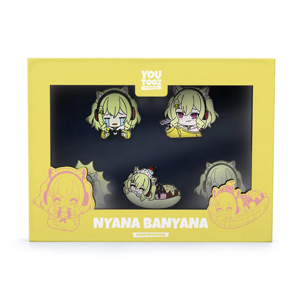 Nyana Banyana Youtooz Pin Set - VTubers - TheMysteryShack