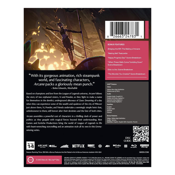 Season One SteelBook - Arcane - TheMysteryShack