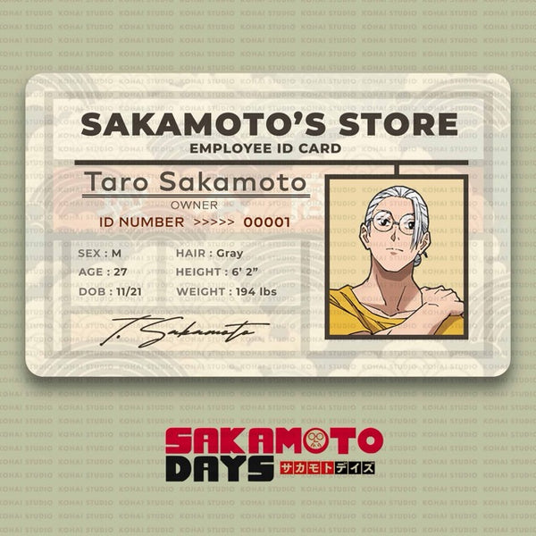 Employee ID Card - Sakamoto Days - TheMysteryShack