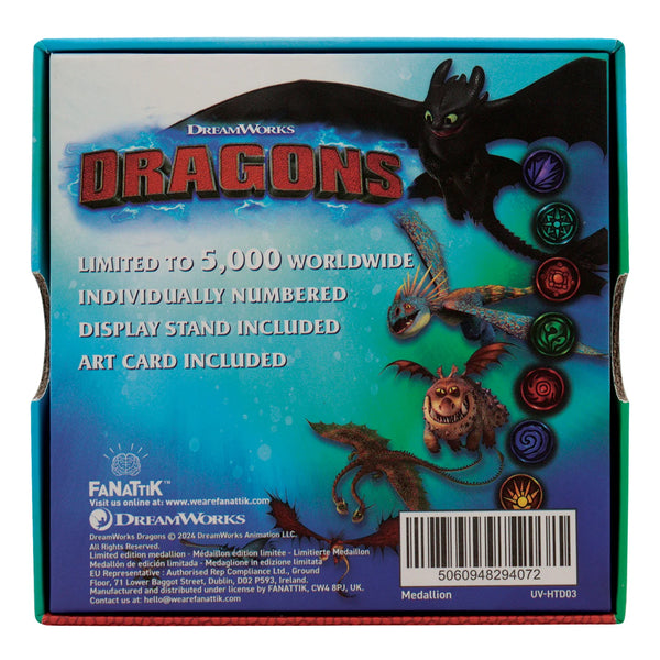 Hiccup and Toothless Medallion - How to Train Your Dragon - TheMysteryShack