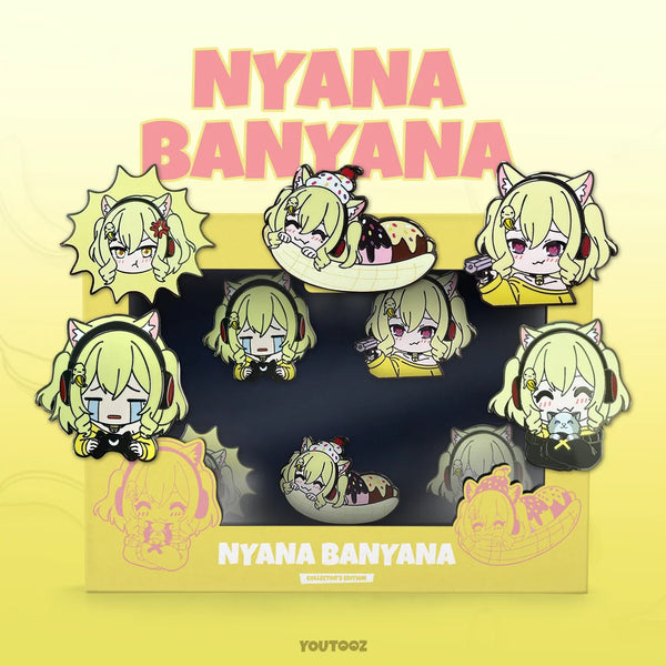 Nyana Banyana Youtooz Pin Set - VTubers - TheMysteryShack