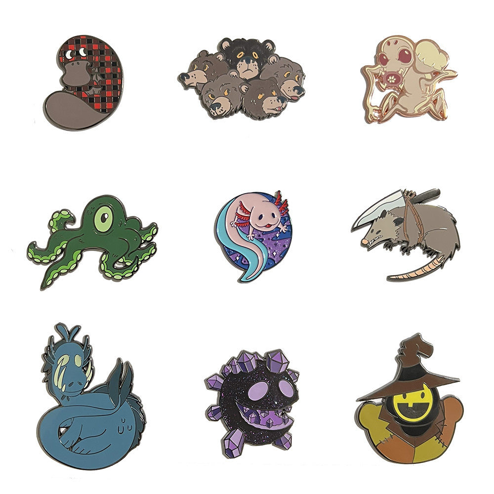 Cryptid Pins - Gravity Falls - TheMysteryShack