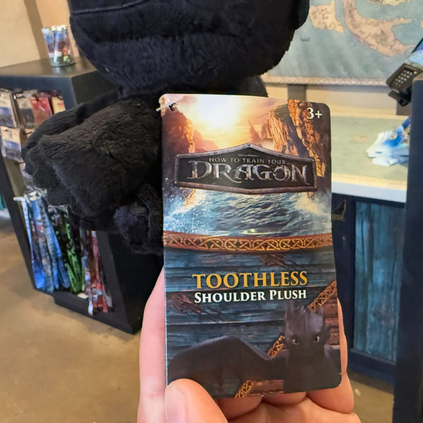 Toothless Shoulder Plush - How to Train Your Dragon - TheMysteryShack