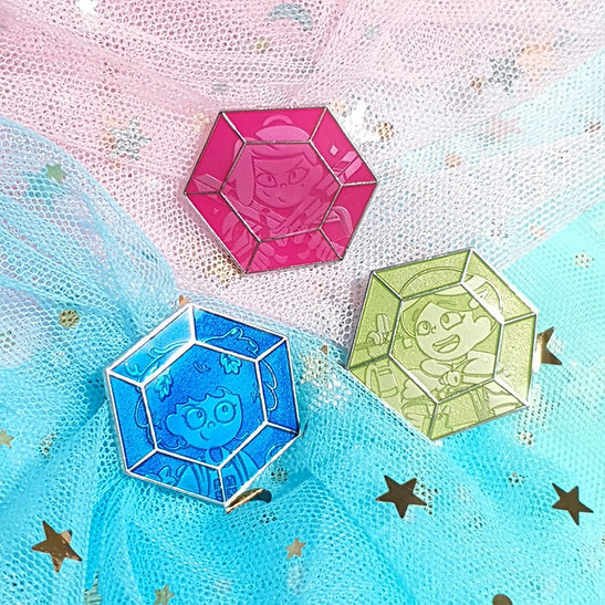 Calamity Box Gem Pin Set - Amphibia - TheMysteryShack