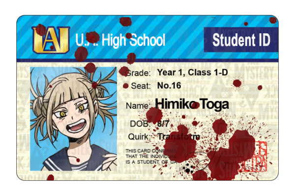 Other - UA Student IDs - My Hero Academia - TheMysteryShack