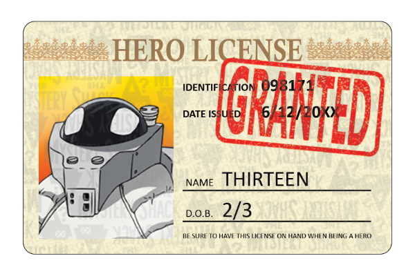 Pro Hero Licenses - My Hero Academia - TheMysteryShack